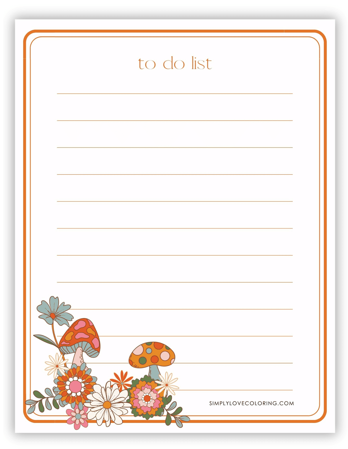 13 To-Do List Printables (Free PDF Printables) - Simply Love Coloring