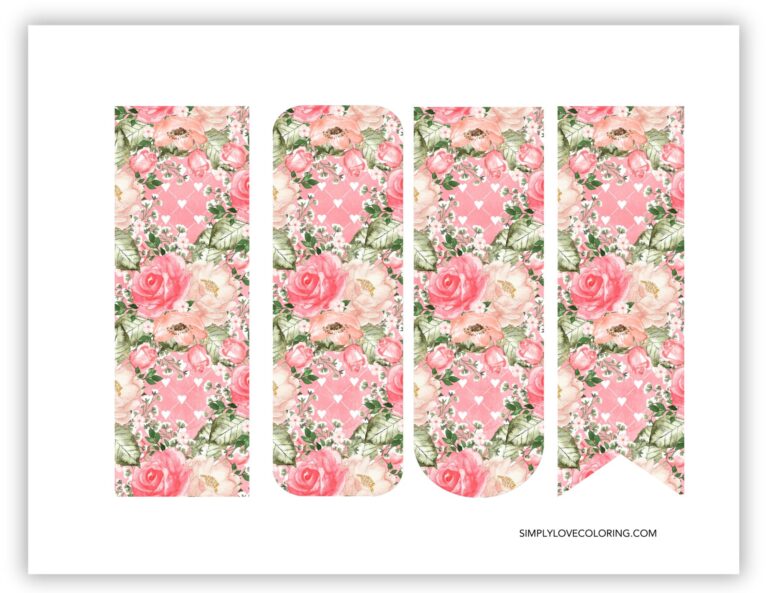 31 Bookmarks (Free PDF Printables Ready to Use, Coloring, and Templates ...