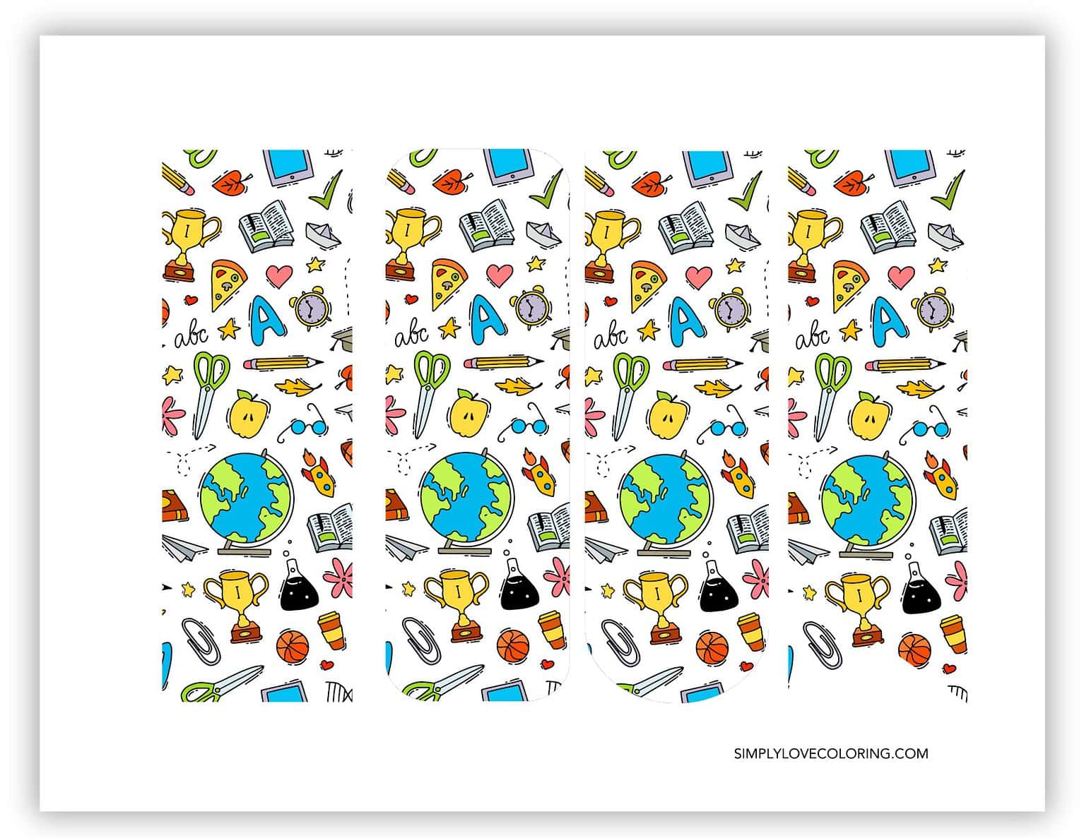 31 Bookmarks (Free PDF Printables Ready to Use, Coloring, and Templates ...