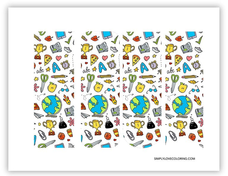 31 Bookmarks (Free PDF Printables Ready to Use, Coloring, and Templates ...