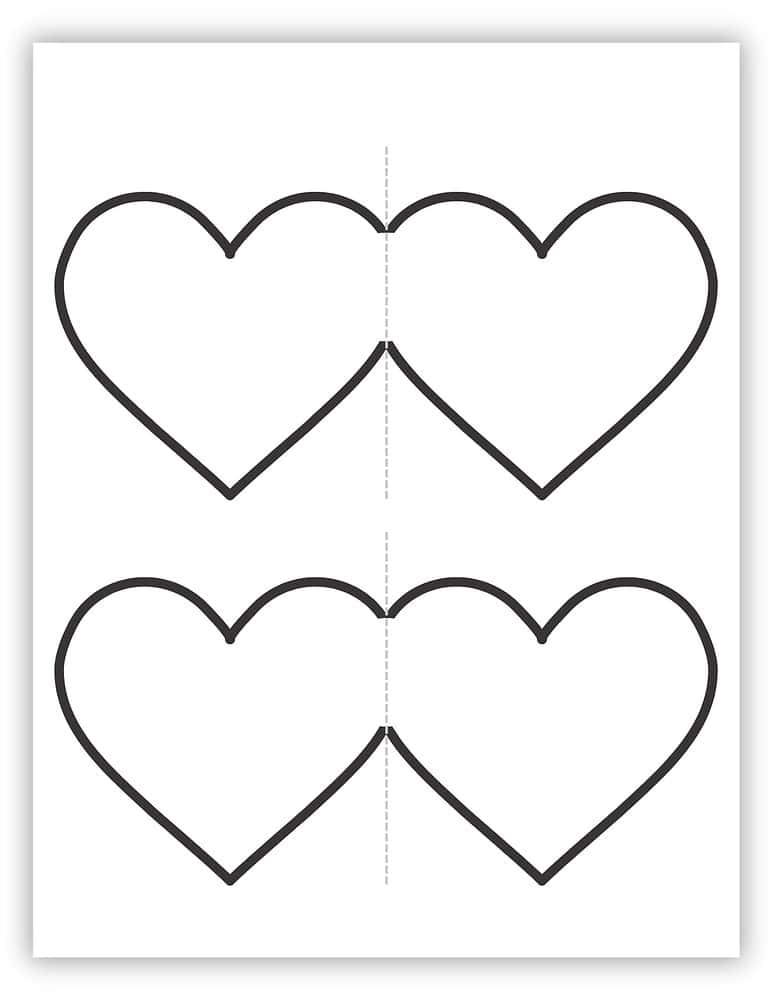 32 Heart Templates (Free PDF Printables) - Simply Love Coloring