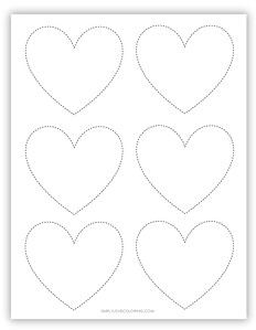 32 Heart Templates (Free PDF Printables) - Simply Love Coloring