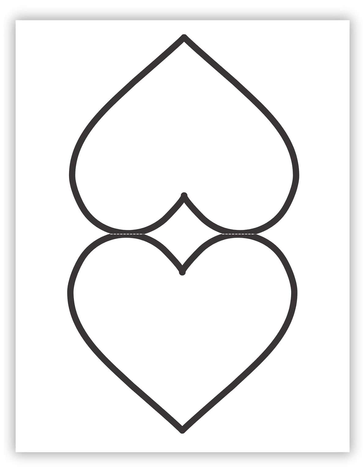 32 Heart Templates (Free PDF Printables) - Simply Love Coloring