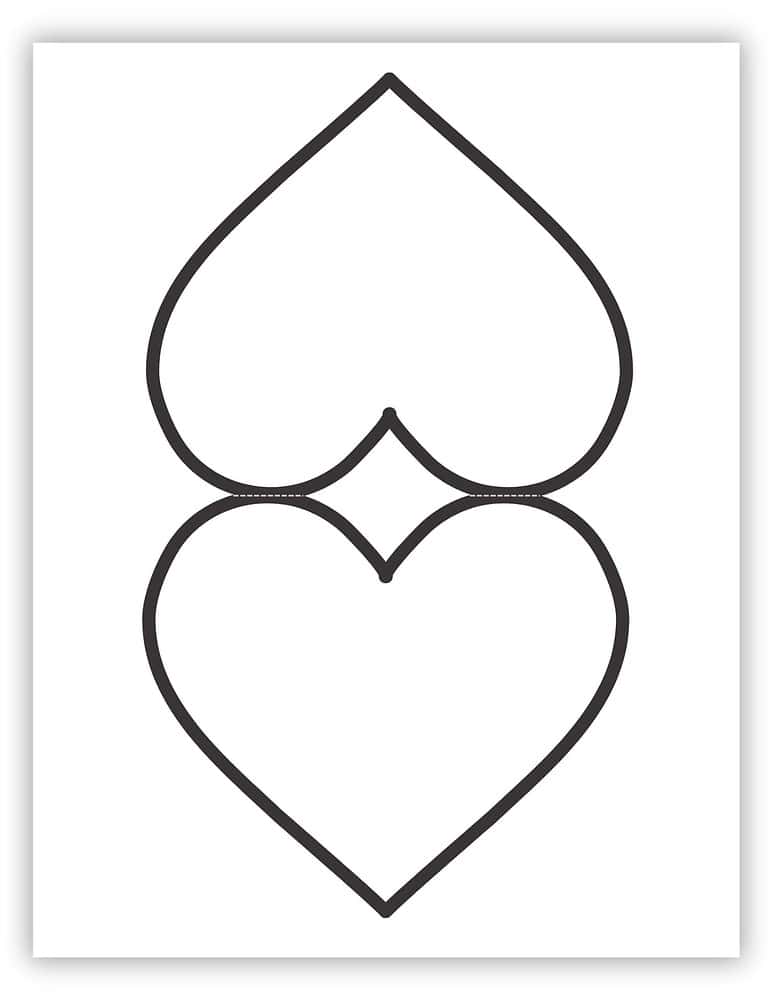32 Heart Templates (Free PDF Printables) - Simply Love Coloring
