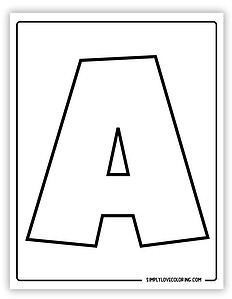 Printable Bubble Letters (Free PDF Printables) - Simply Love Coloring