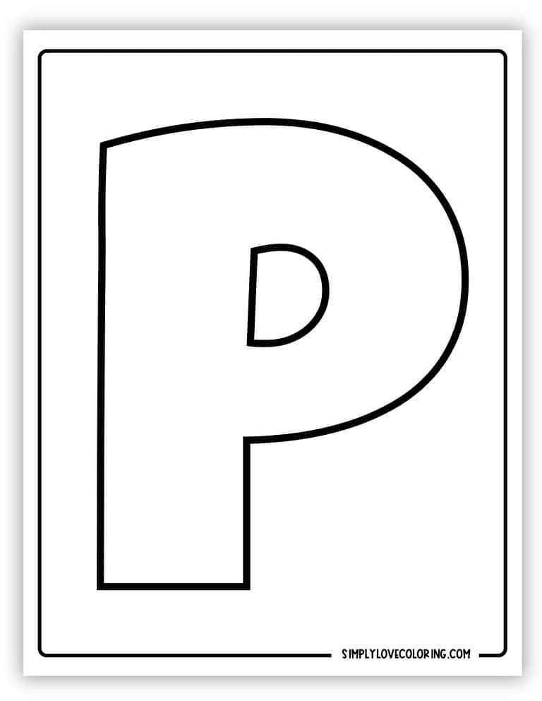 Printable Bubble Letters (Free PDF Printables) - Simply Love Coloring