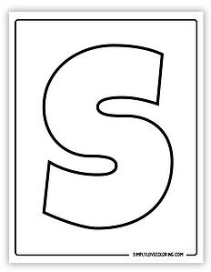 Printable Bubble Letters (Free PDF Printables) - Simply Love Coloring