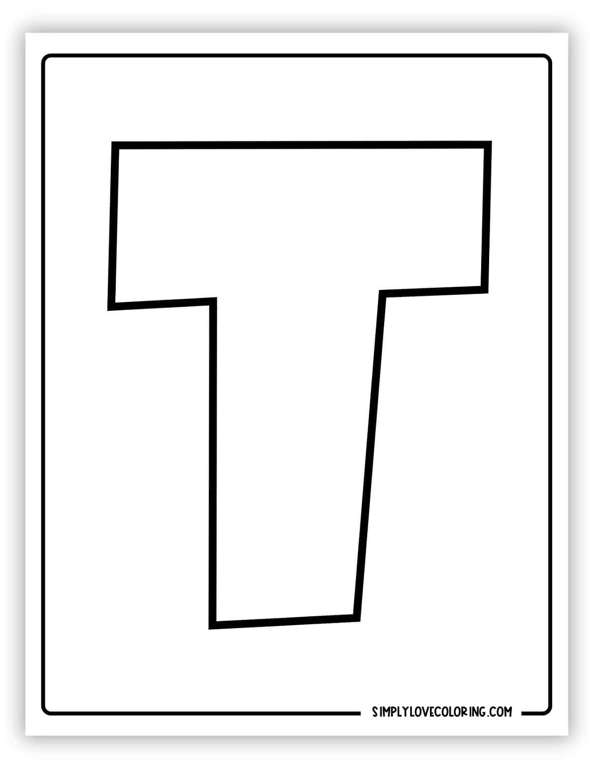 Printable Bubble Letters (Free PDF Printables) - Simply Love Coloring