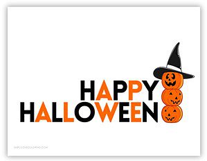 12 Happy Halloween Sign Printables (Free PDF Downloads) - Simply Love ...