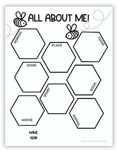 All About Me Printable Worksheets (Free PDF Printables) - Simply Love ...