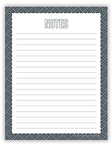 38 Printable Notes Page (Free PDF Printables) - Simply Love Coloring