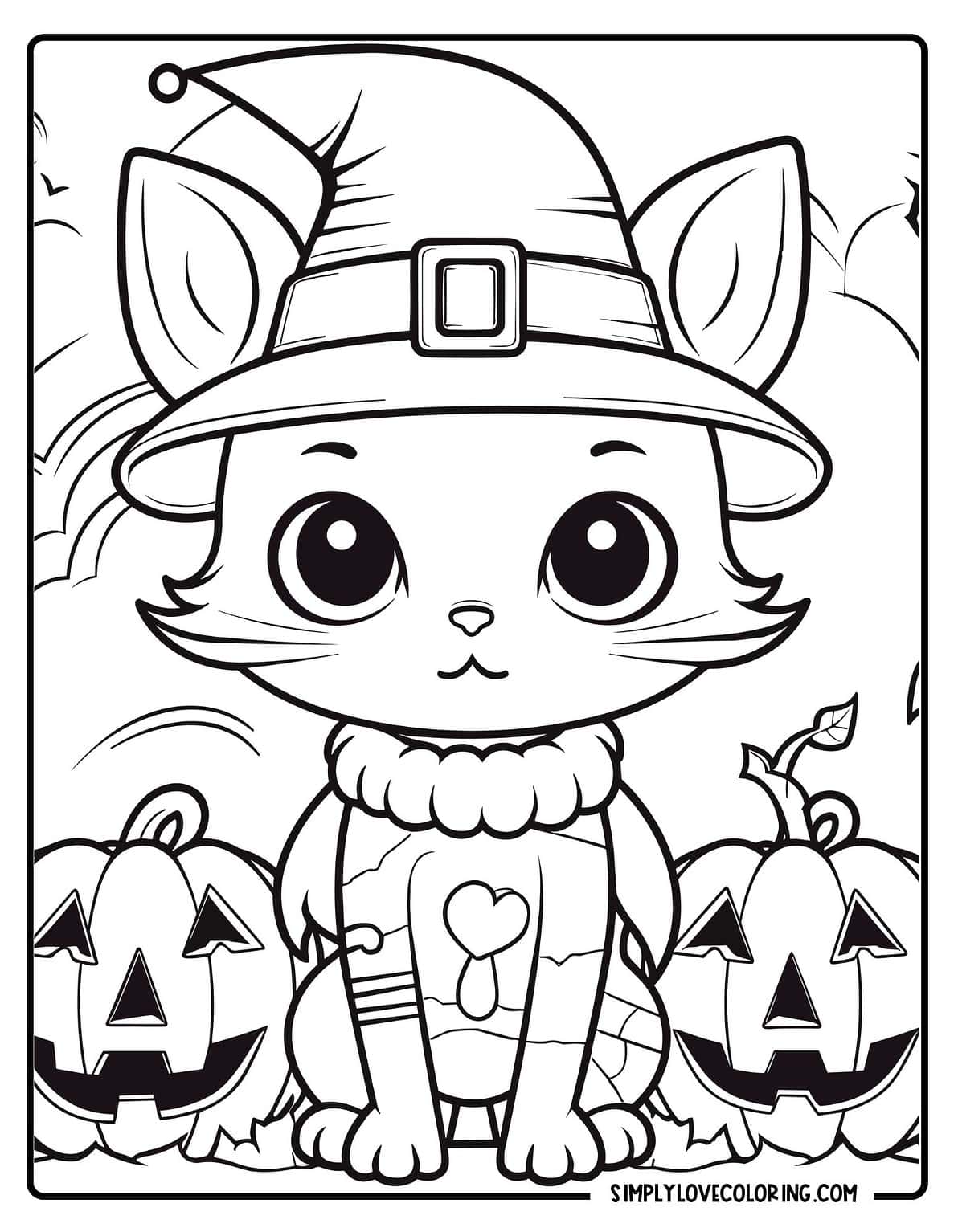 84 Free Halloween Coloring Pages (Free PDF Printables) - Simply Love ...