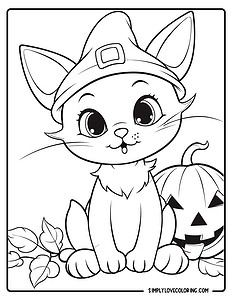 84 Free Halloween Coloring Pages (Free PDF Printables) - Simply Love ...