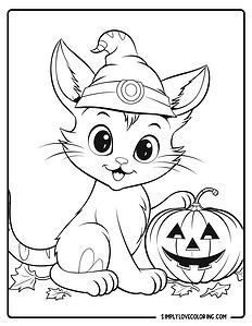 84 Free Halloween Coloring Pages (Free PDF Printables) - Simply Love ...