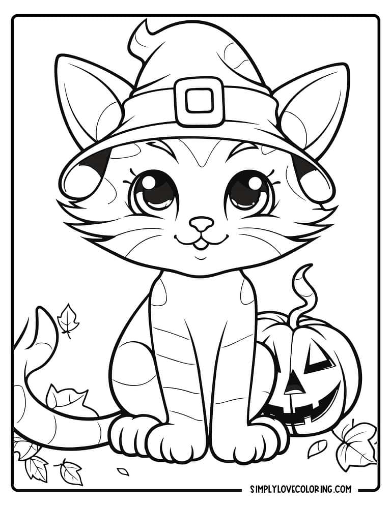 84 Free Halloween Coloring Pages (Free PDF Printables) - Simply Love ...