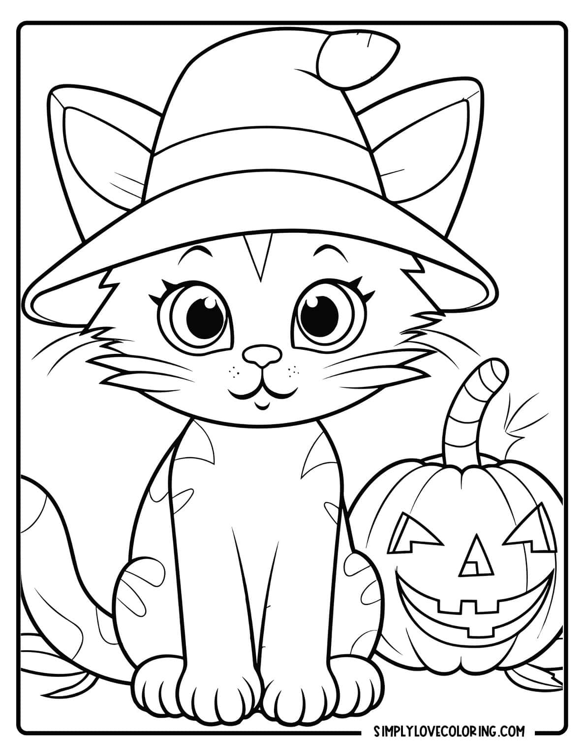 84 Free Halloween Coloring Pages (Free PDF Printables) - Simply Love ...
