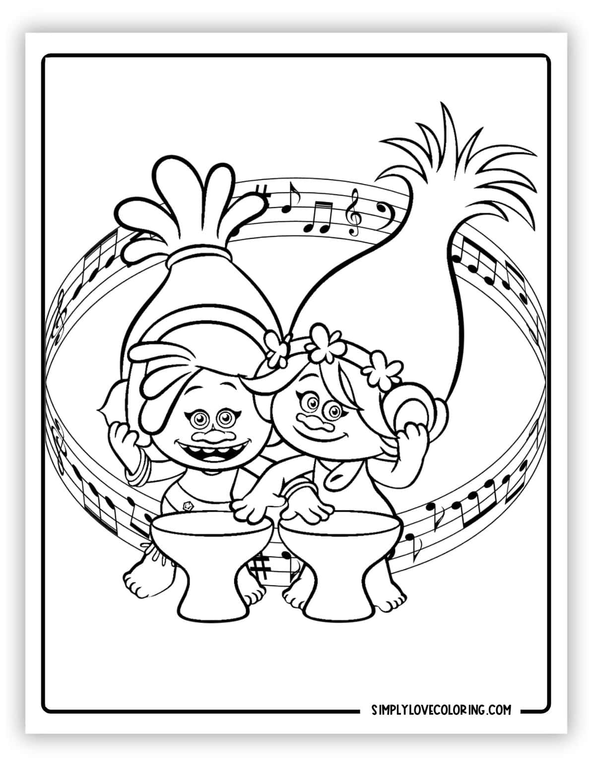 Trolls Trolle Suki Ausmalbilder Coloriage Ausmalbild Kolorowanki ...