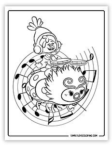32 Trolls Coloring Pages (Free PDF Printables) - Simply Love Coloring