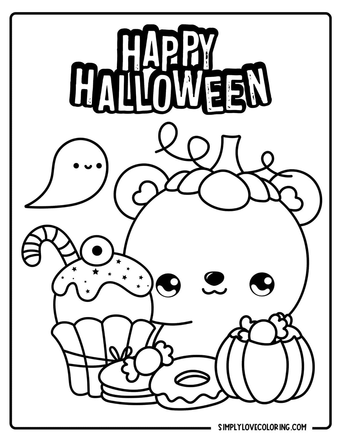 84 Free Halloween Coloring Pages (Free PDF Printables) - Simply Love ...