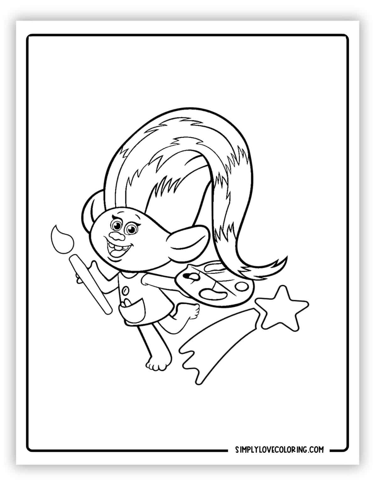 32 Trolls Coloring Pages (Free PDF Printables) - Simply Love Coloring