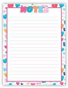38 Printable Notes Page (Free PDF Printables) - Simply Love Coloring