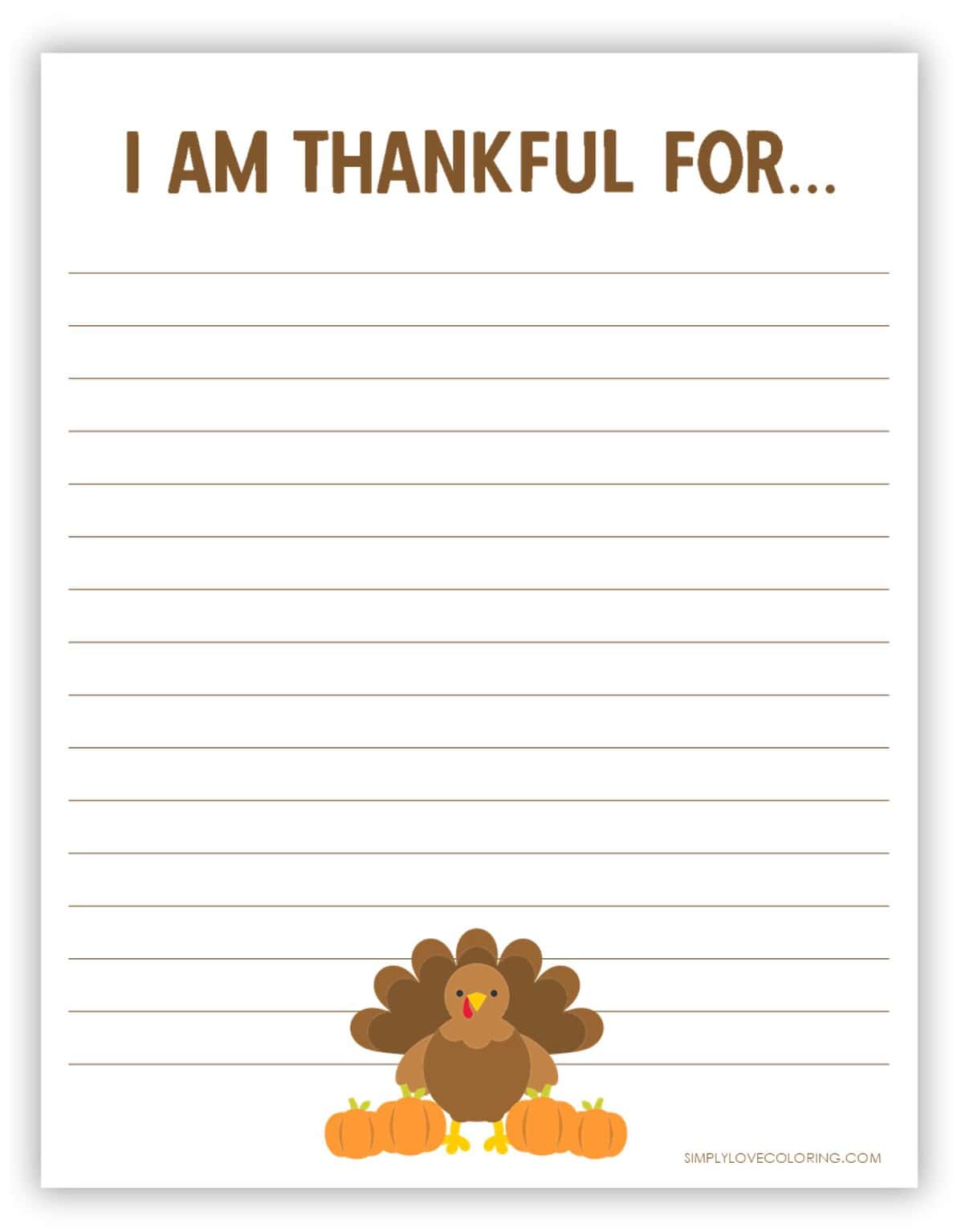 44 Thanksgiving Printables (Free PDF Activities for Kids) - Simply Love ...