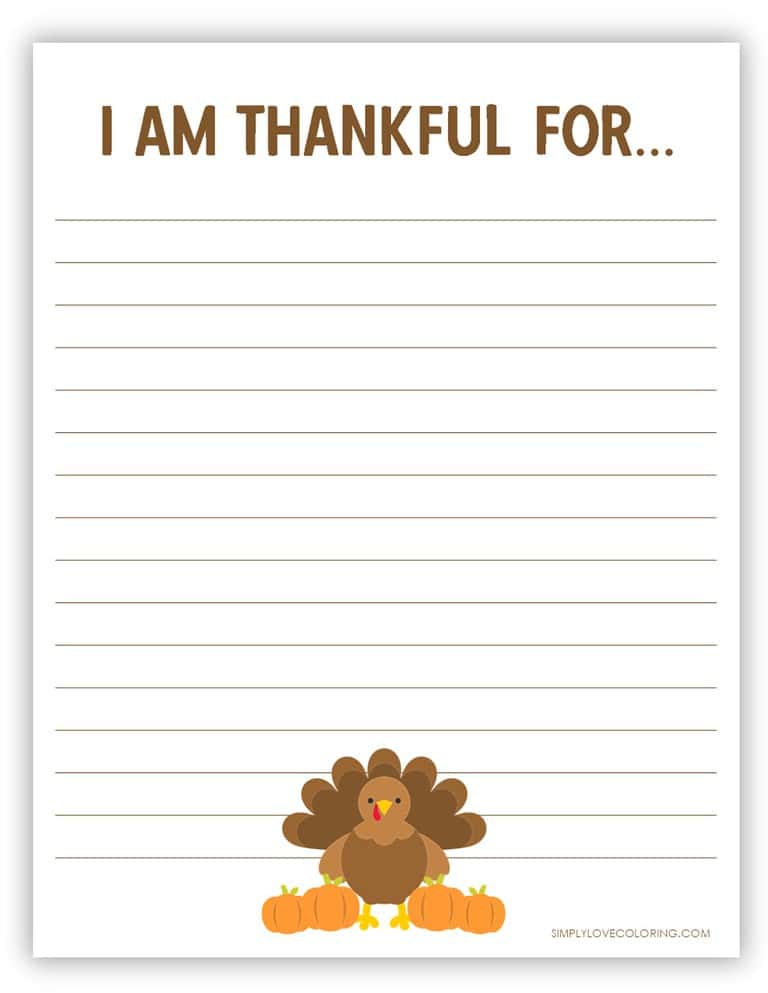 44 Thanksgiving Printables (Free PDF Activities for Kids) - Simply Love ...
