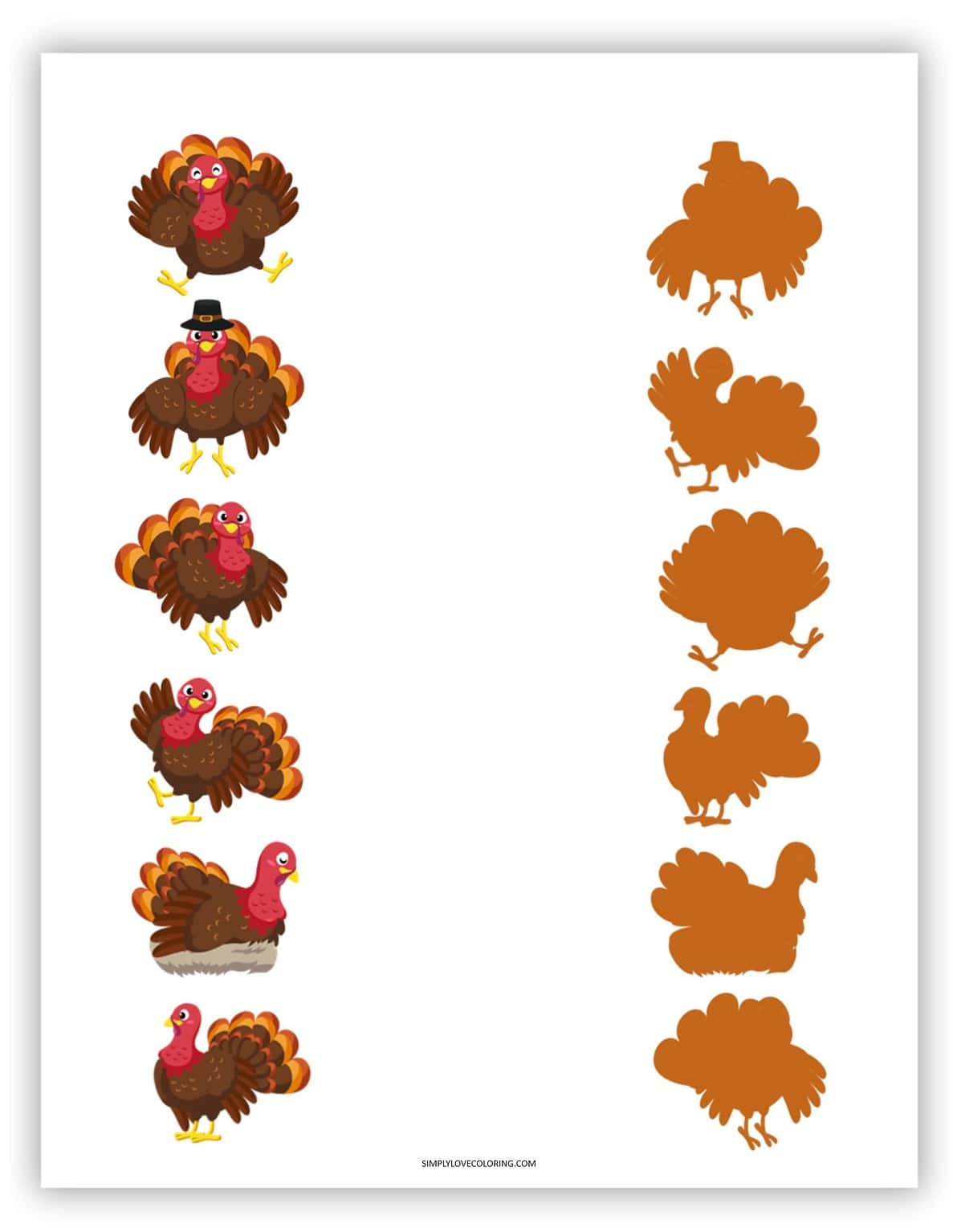 44 Thanksgiving Printables (Free PDF Activities for Kids) - Simply Love ...