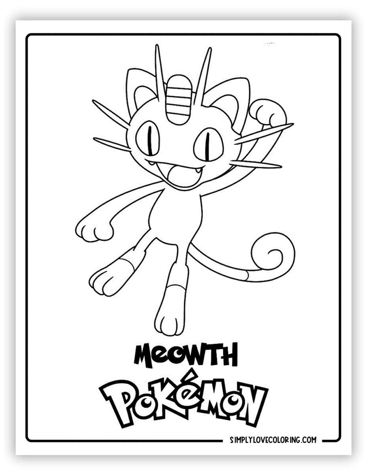 52 Pokemon Coloring Pages (Free PDF Printables) - Simply Love Coloring