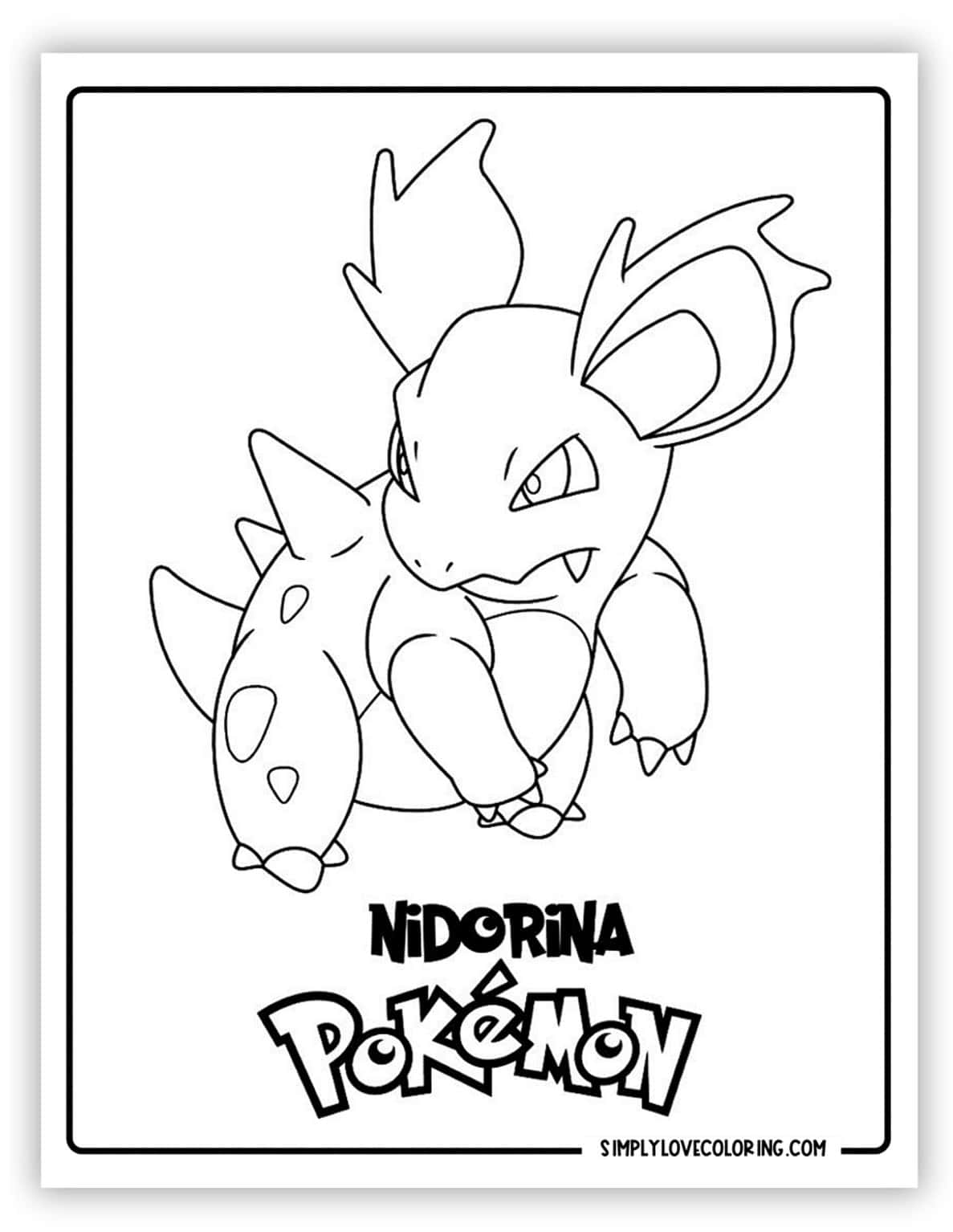 52 Pokemon Coloring Pages (Free PDF Printables) - Simply Love Coloring