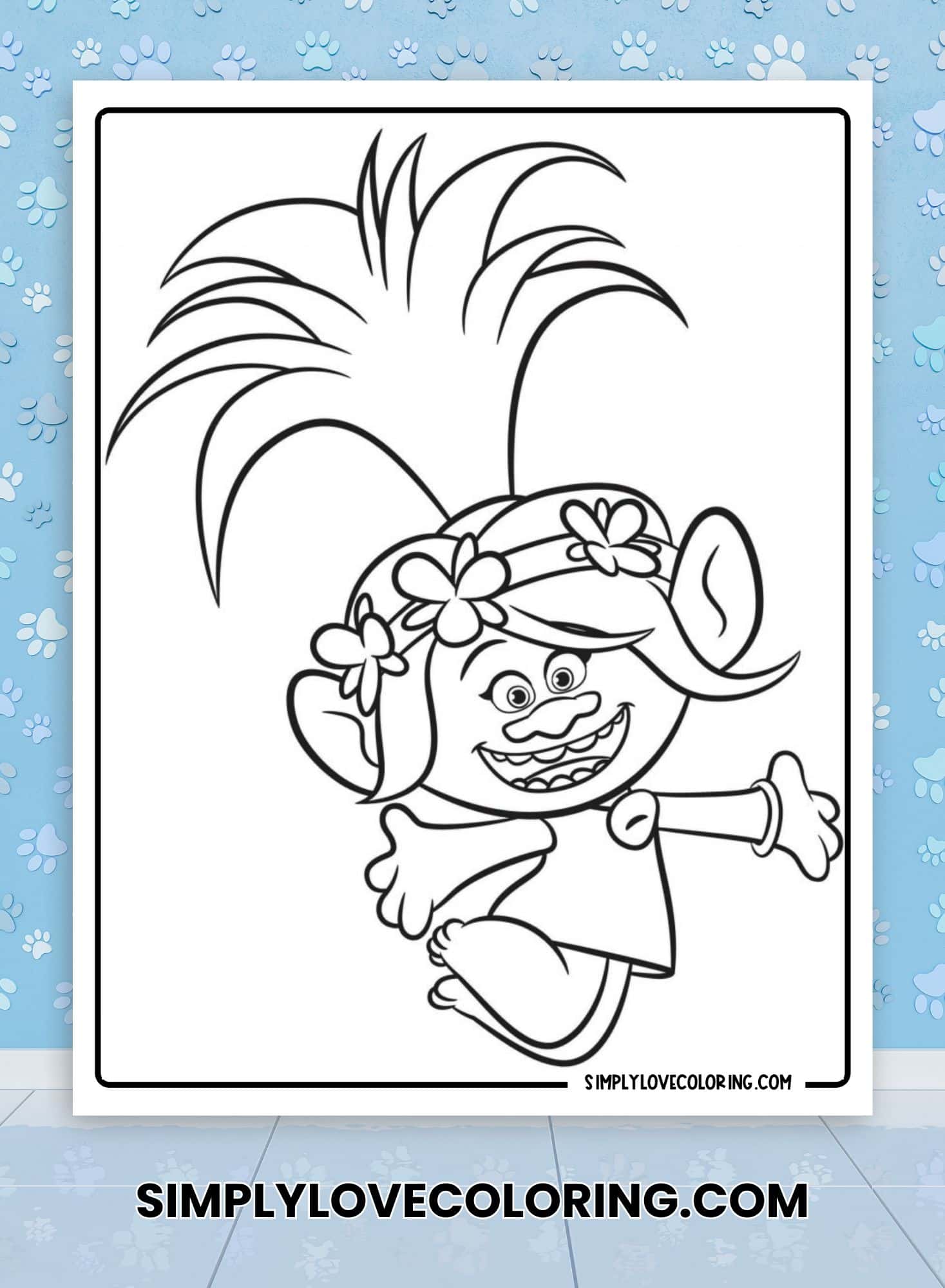 32 Trolls Coloring Pages (Free PDF Printables) - Simply Love Coloring