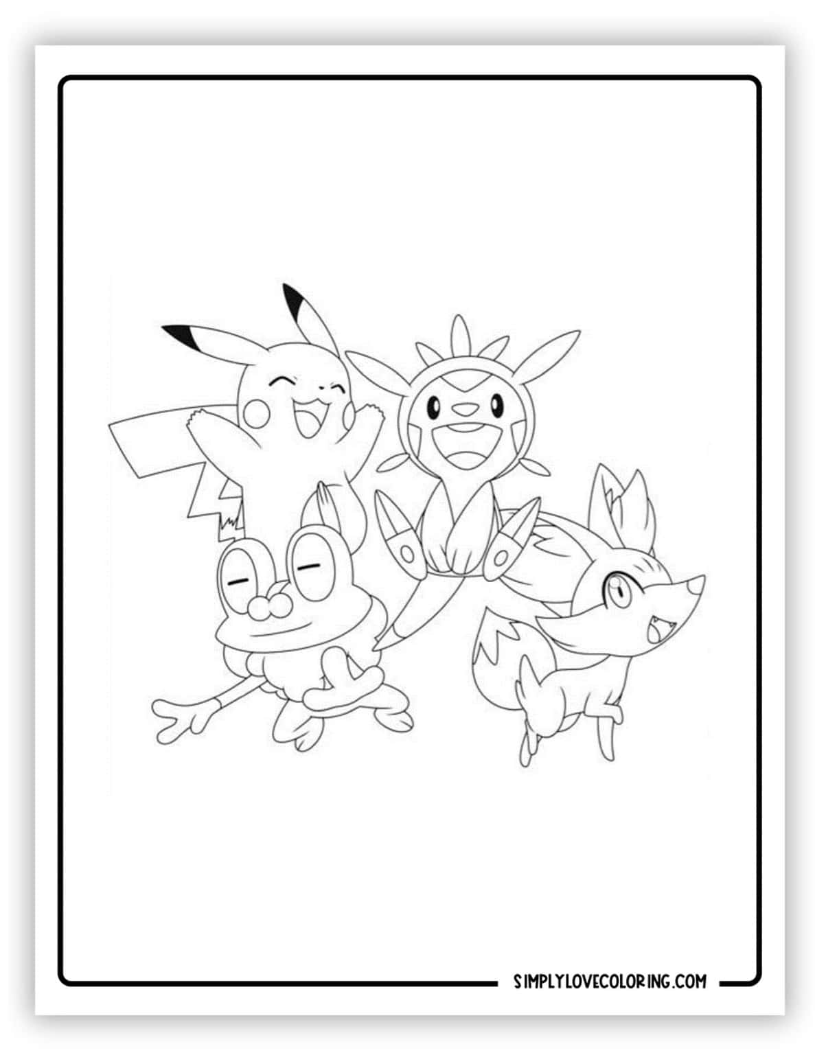 52 Pokemon Coloring Pages (Free PDF Printables) - Simply Love Coloring