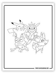 52 Pokemon Coloring Pages (Free PDF Printables) - Simply Love Coloring