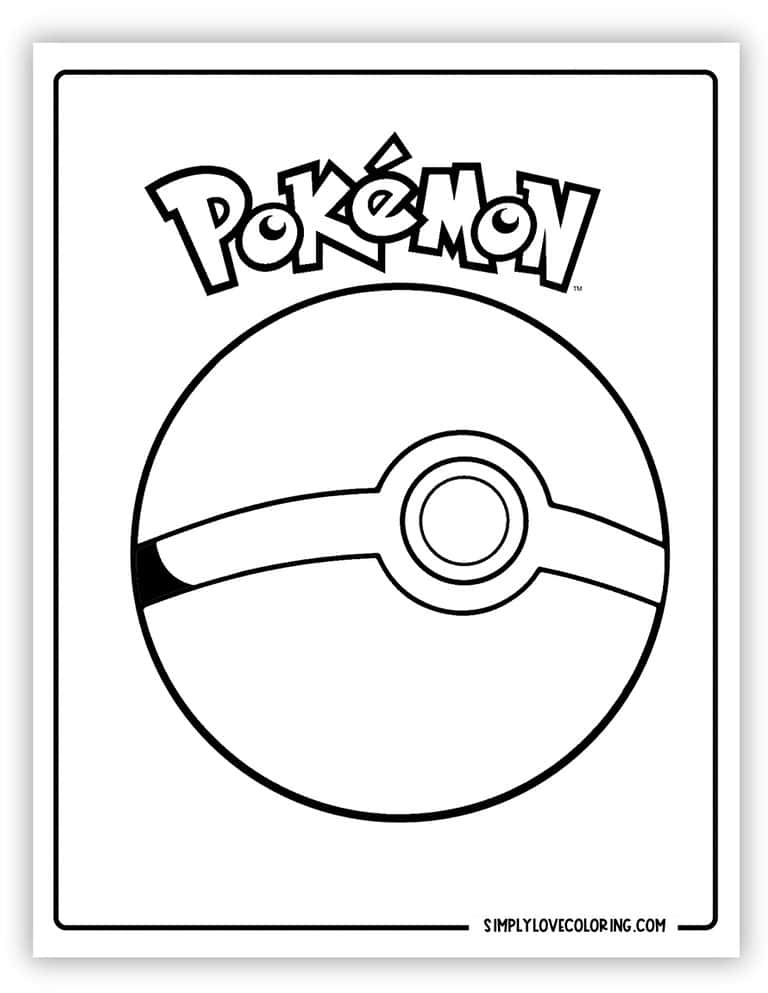 52 Pokemon Coloring Pages (Free PDF Printables) - Simply Love Coloring