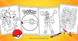 52 Pokemon Coloring Pages (Free PDF Printables) - Simply Love Coloring