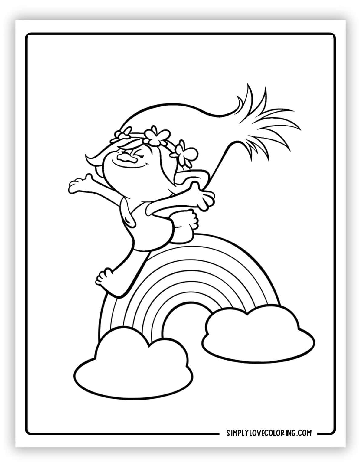 32 Trolls Coloring Pages (Free PDF Printables) - Simply Love Coloring