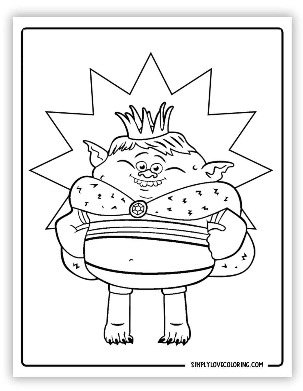 32 Trolls Coloring Pages (Free PDF Printables) - Simply Love Coloring