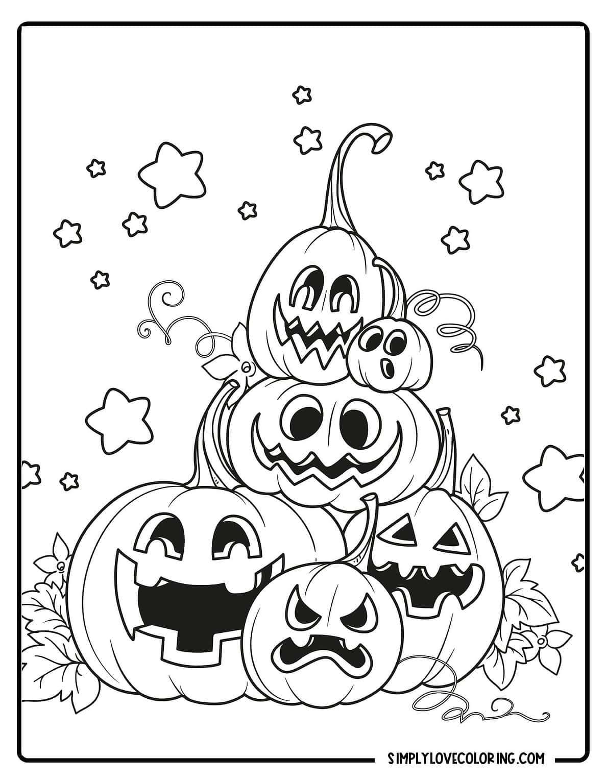 84 Free Halloween Coloring Pages (Free PDF Printables) - Simply Love ...