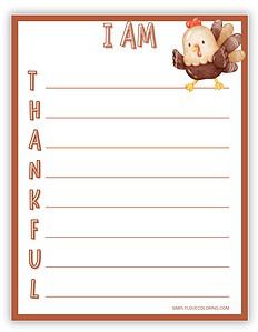 17 Embrace Gratitude: "I Am Thankful For" Worksheets (Free PDF ...