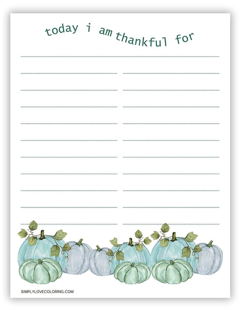 17 Embrace Gratitude: "I Am Thankful For" Worksheets (Free PDF ...