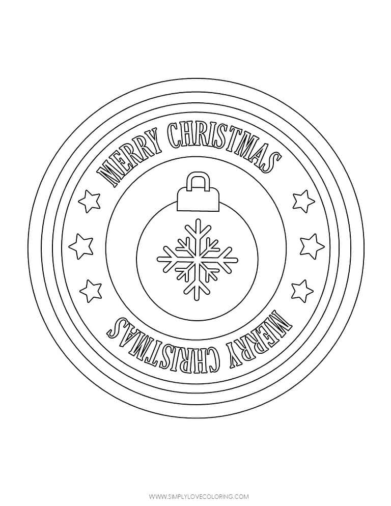 Christmas Coloring Pages (Free PDF Printables) - Simply Love Coloring
