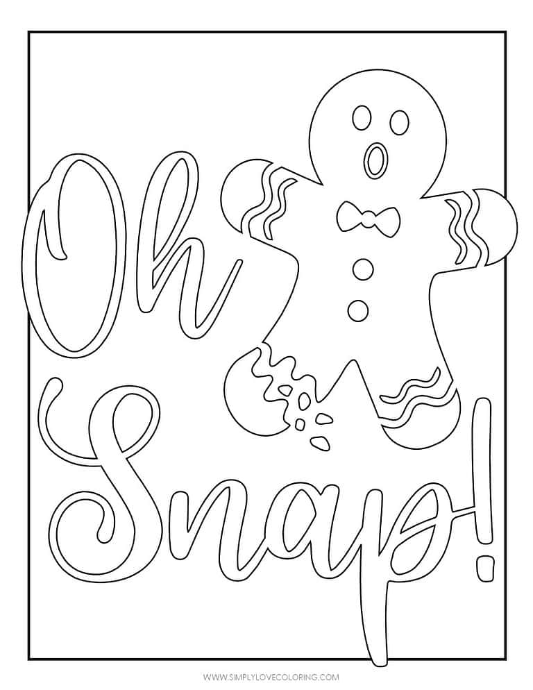 Christmas Coloring Pages (Free PDF Printables) - Simply Love Coloring