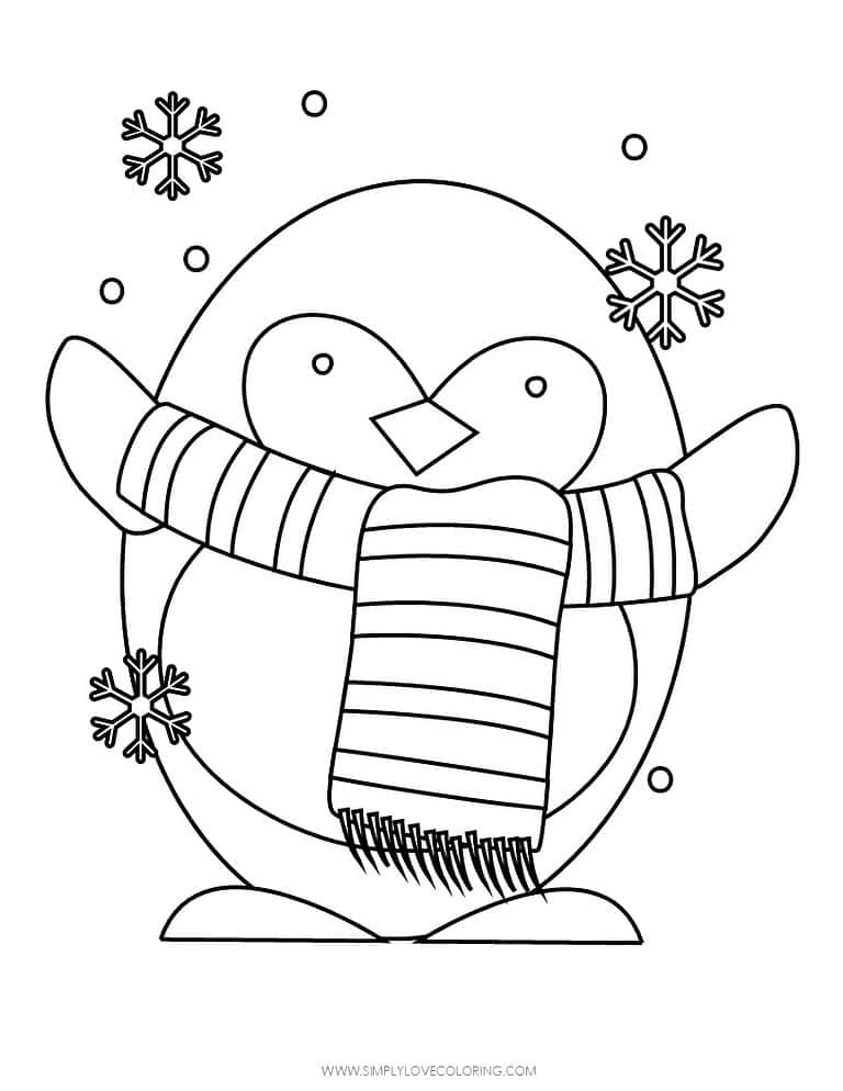 Christmas Coloring Pages (Free PDF Printables) - Simply Love Coloring