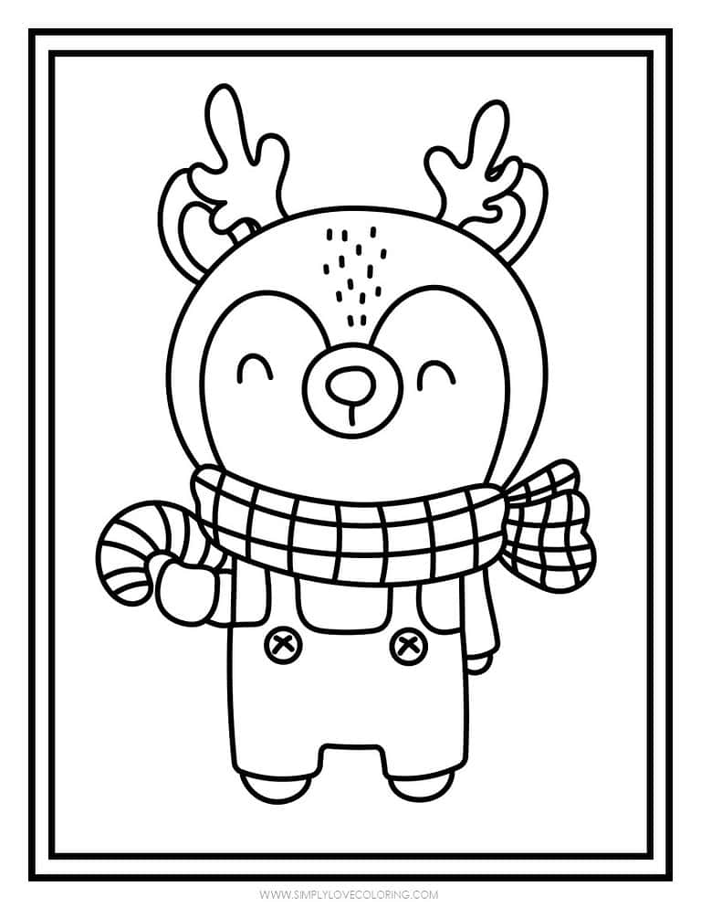 Christmas Coloring Pages (Free PDF Printables) - Simply Love Coloring