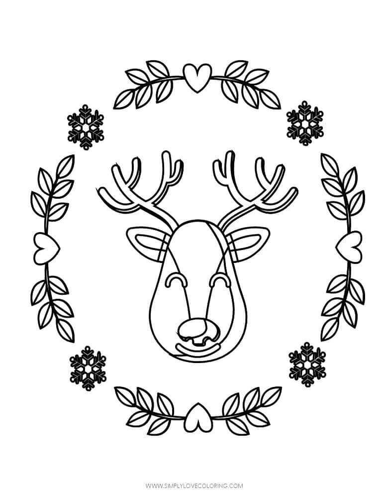 Christmas Coloring Pages (Free PDF Printables) - Simply Love Coloring