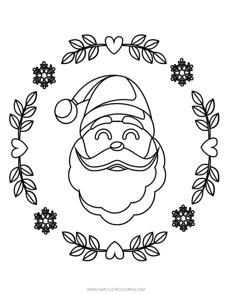 Christmas Coloring Pages (Free PDF Printables) - Simply Love Coloring