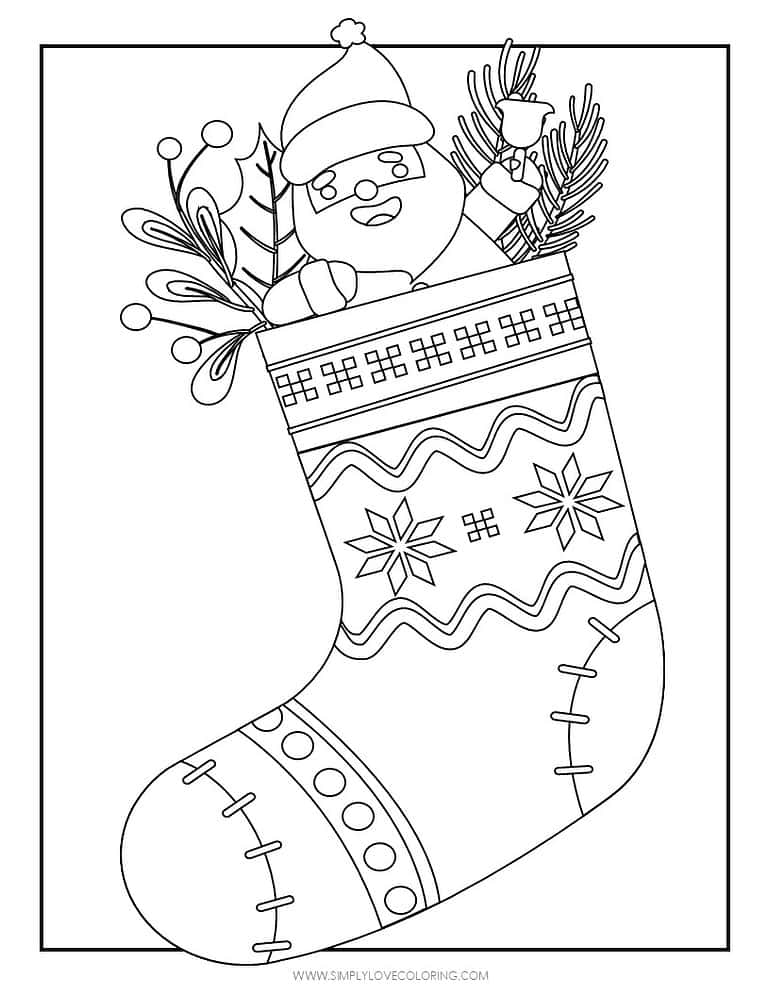 Christmas Coloring Pages (Free PDF Printables) - Simply Love Coloring