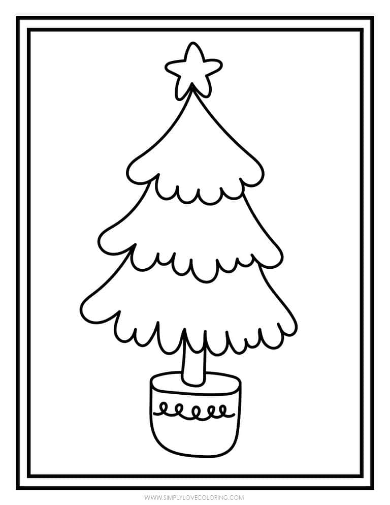 Christmas Coloring Pages (Free PDF Printables) - Simply Love Coloring