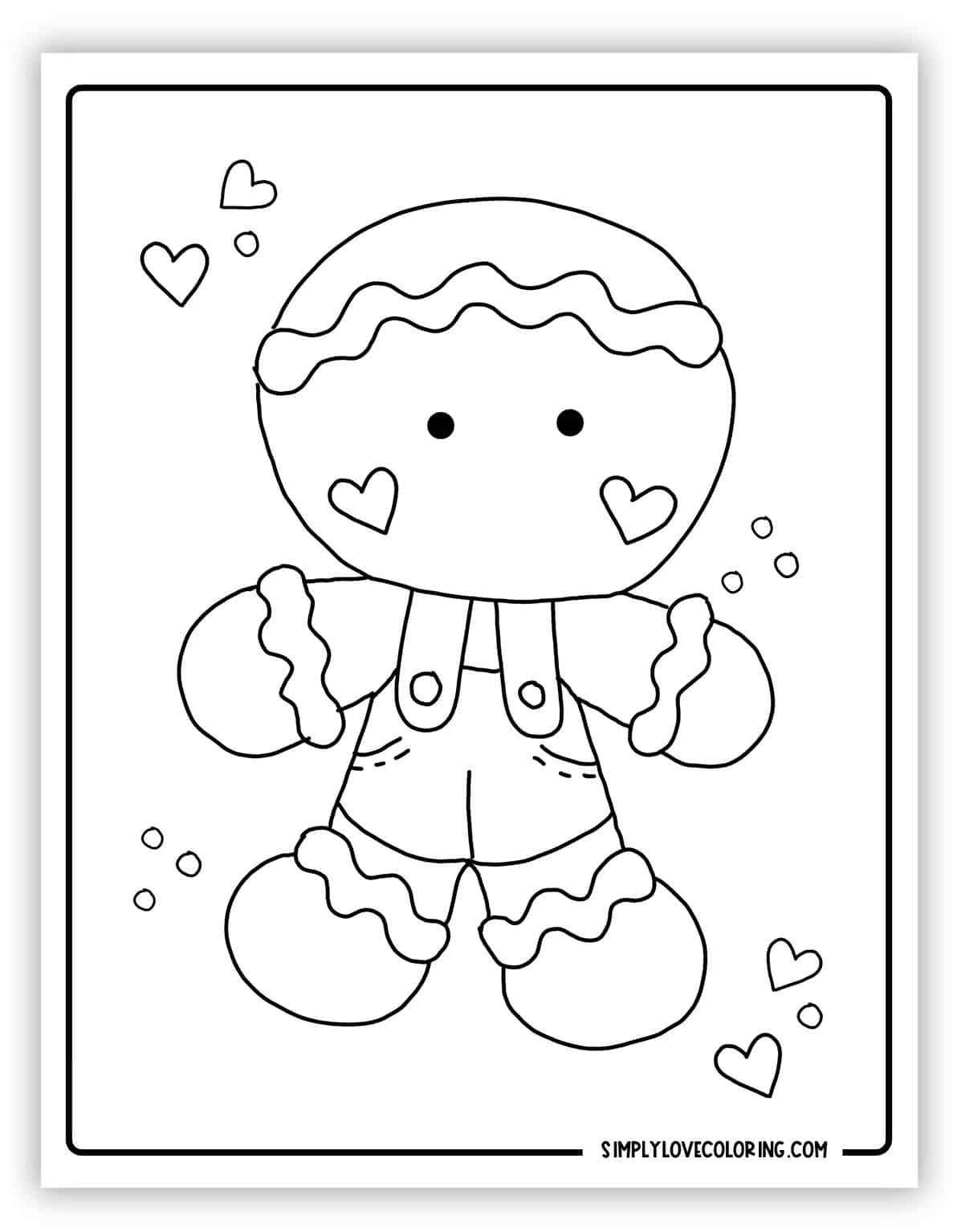 22 Gingerbread Man Coloring Pages (Free PDF Printables) - Simply Love ...
