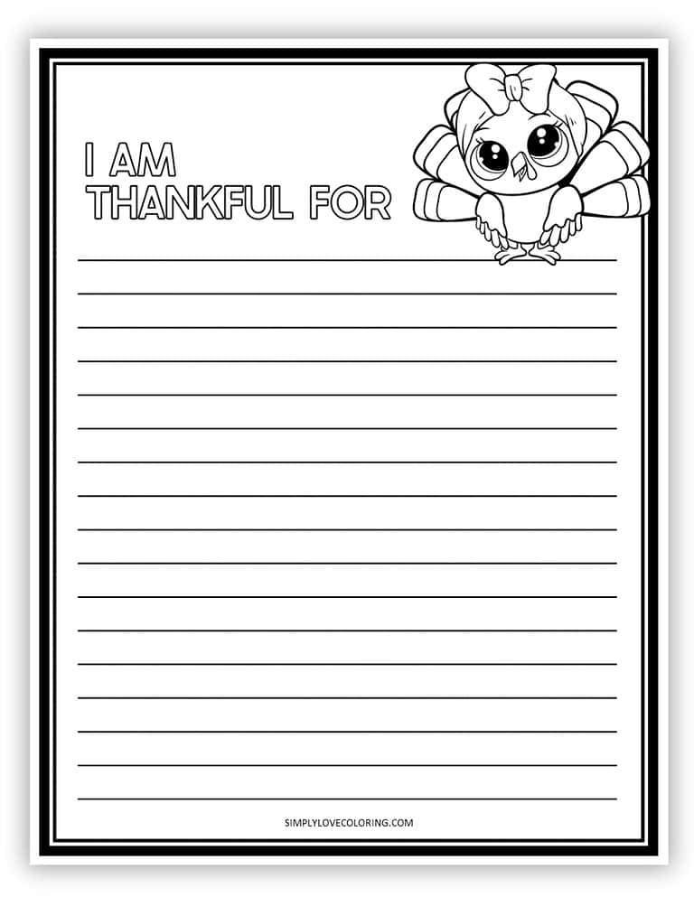 17 Embrace Gratitude: "I Am Thankful For" Worksheets (Free PDF ...